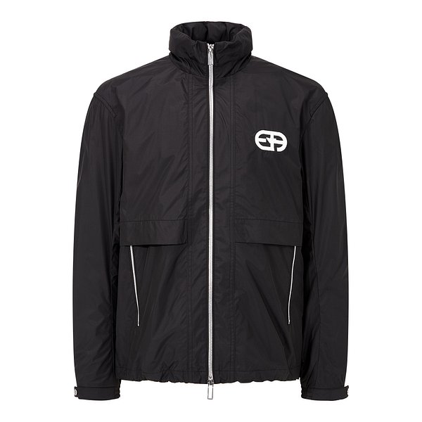 Emporio Armani엠포리오 아르마니 남성 자수 로고 플랩 집업 자켓 Sivillage 에스아이빌리지