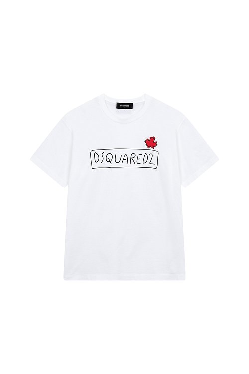 Dsquared2디스퀘어드2 메이플 로고 프린트 티셔츠 Sivillage 에스아이빌리지