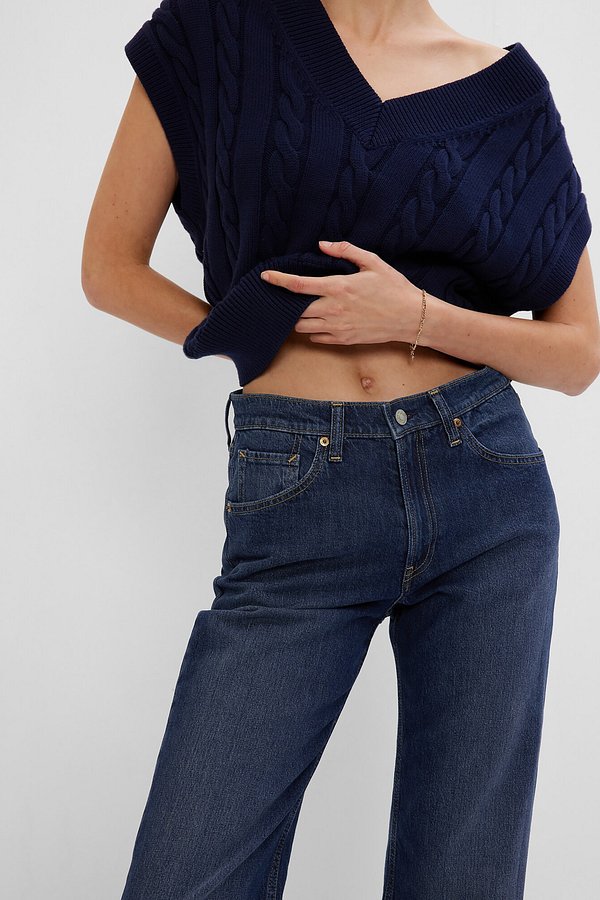 Gap Adults갭 여성 릴렉스트 루즈핏 데님 팬츠 Sivillage 에스아이빌리지