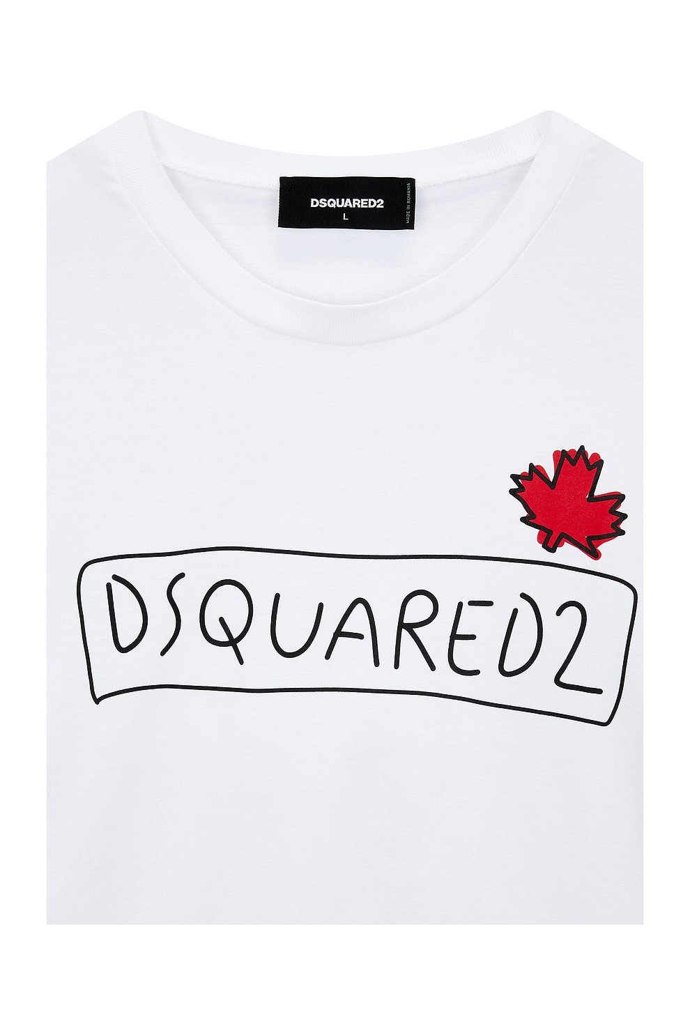 Dsquared2디스퀘어드2 메이플 로고 프린트 티셔츠 Sivillage 에스아이빌리지