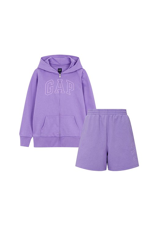 Gap Adults갭 여성 이지 라인 로고 후드 집업 And 쇼츠 Sivillage 에스아이빌리지