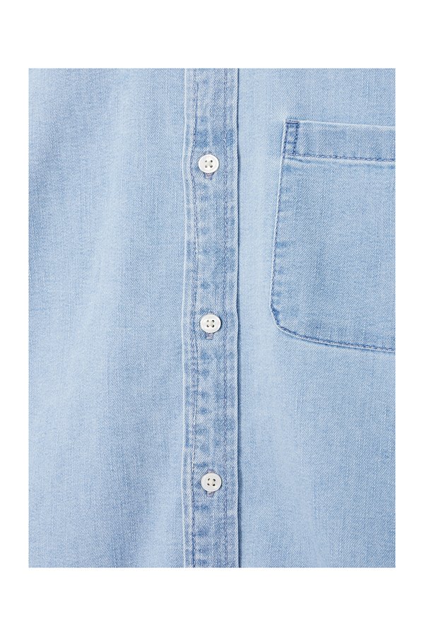 Gap Adults갭 남성 원 포켓 스트레치 데님 셔츠 Sivillage 에스아이빌리지