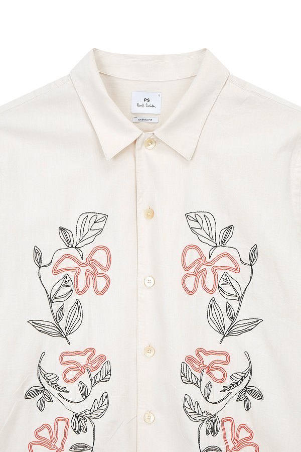 Paul Smith폴스미스 Ps Paul Smith 캐주얼 핏 자수 플라워 셔츠 Sivillage 에스아이빌리지