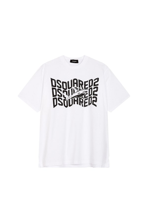 Dsquared2디스퀘어드2 샤크 그래픽 크루넥 티셔츠 Sivillage 에스아이빌리지