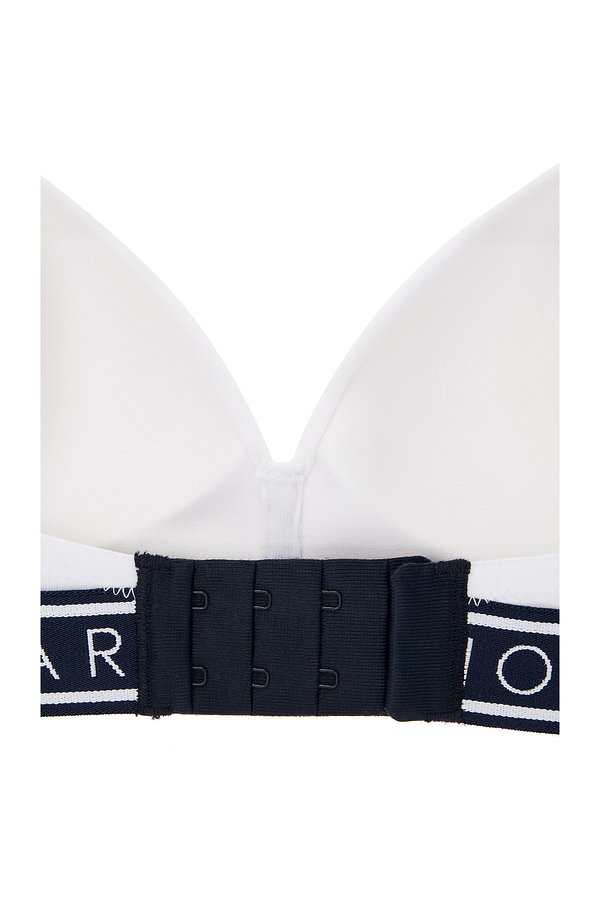 Emporio Armani Underwear엠포리오 아르마니 언더웨어 여성 로고 밴딩 패디드 트라이앵글 브라 Si