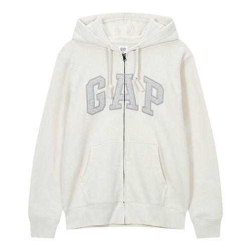 Gap Adults갭 남성 배색 로고 패치 후드 집업 Sivillage 에스아이빌리지