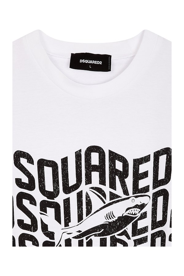 Dsquared2디스퀘어드2 샤크 그래픽 크루넥 티셔츠 Sivillage 에스아이빌리지