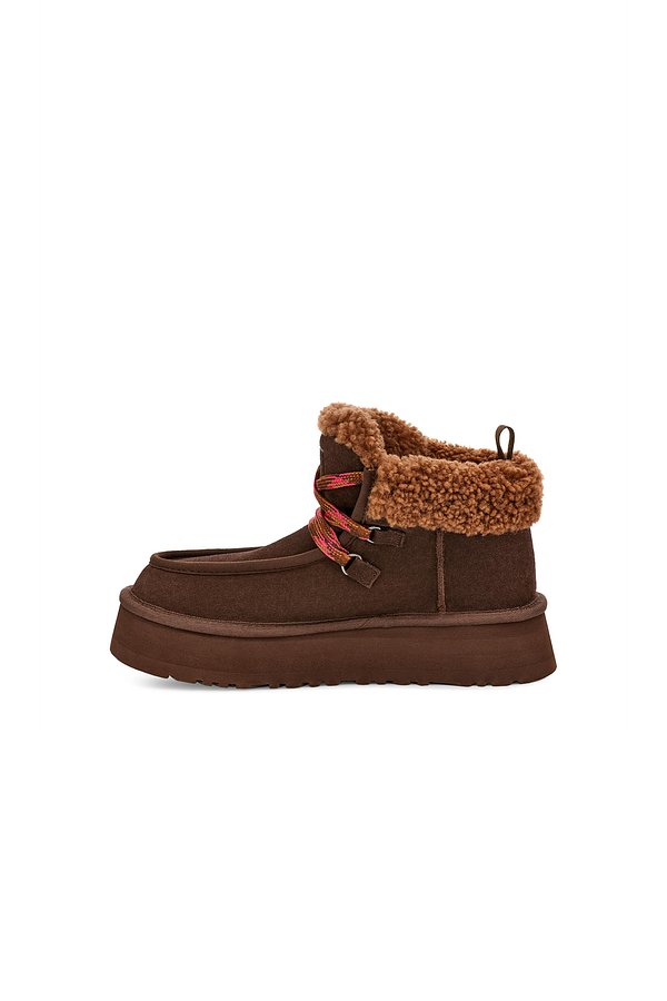 Ugg어그 For Women 컬리 칼라 플랫폼 부츠 펀카라 캐빈 커프 Sivillage 에스아이빌리지