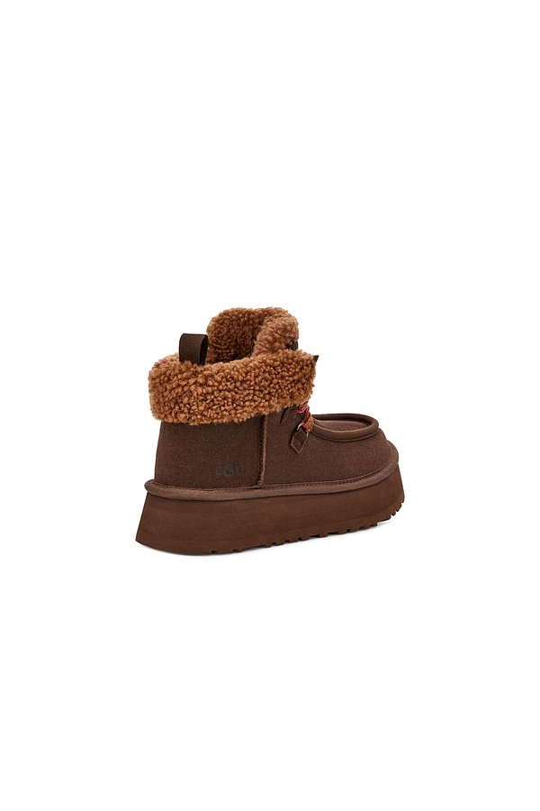 Ugg어그 For Women 컬리 칼라 플랫폼 부츠 펀카라 캐빈 커프 Sivillage 에스아이빌리지