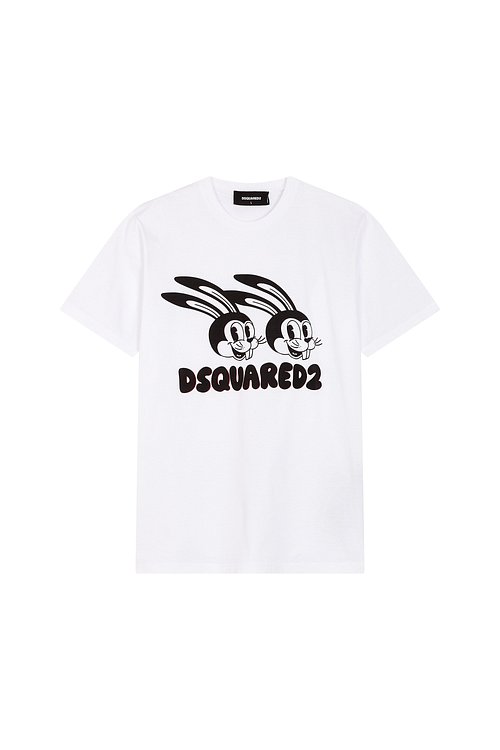 Dsquared2디스퀘어드2 래빗 그래픽 크루넥 티셔츠 Sivillage 에스아이빌리지