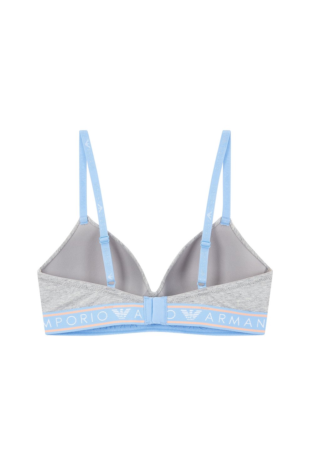 Emporio Armani Underwear엠포리오 아르마니 언더웨어 여성 로고 밴딩 패디드 트라이앵글 브라 Si