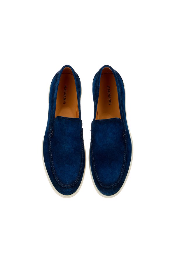 Man On The Boon맨온더분 Magnanni 스티치 트림 스웨이드 로퍼 Sivillage 에스아이빌리지