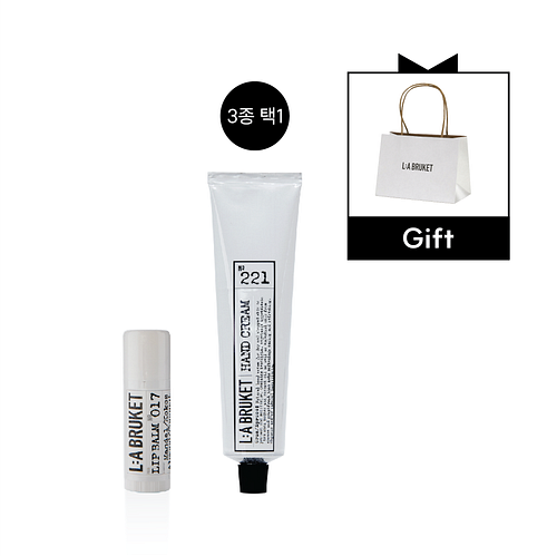 La Bruket라부르켓 립 밤 아몬드코코넛 14g And 핸드크림 70ml 택1 세트 쇼핑백 Sivillage