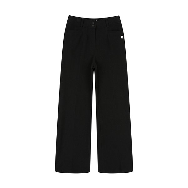 Onoff온오프 온오프골프웨어 여성 코듀로이 기모 세미와이드 팬츠 Of5013lbblack Sivillage