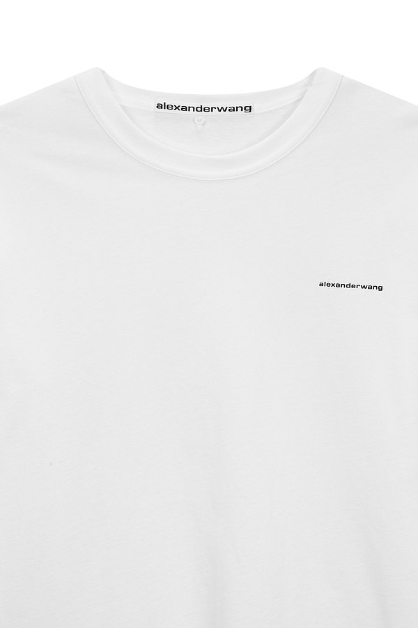 Alexander Wang알렉산더왕 Unisex 미니 로고 롱 슬리브 티셔츠 Sivillage 에스아이빌리지