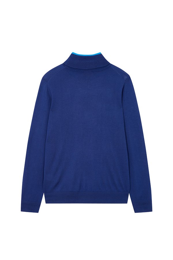 Paul Smith폴스미스 Ps Paul Smith 미니 로고 자수 터틀넥 니트 Sivillage 에스아이빌리지