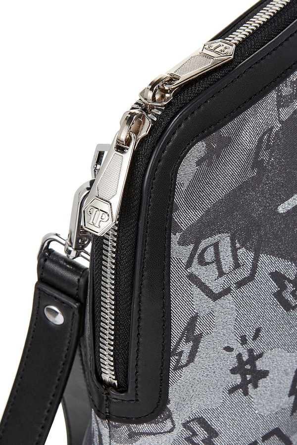 Philipp Plein Golf필립플레인 골프 Men 스컬 자카드 클러치백 Sivillage 에스아이빌리지