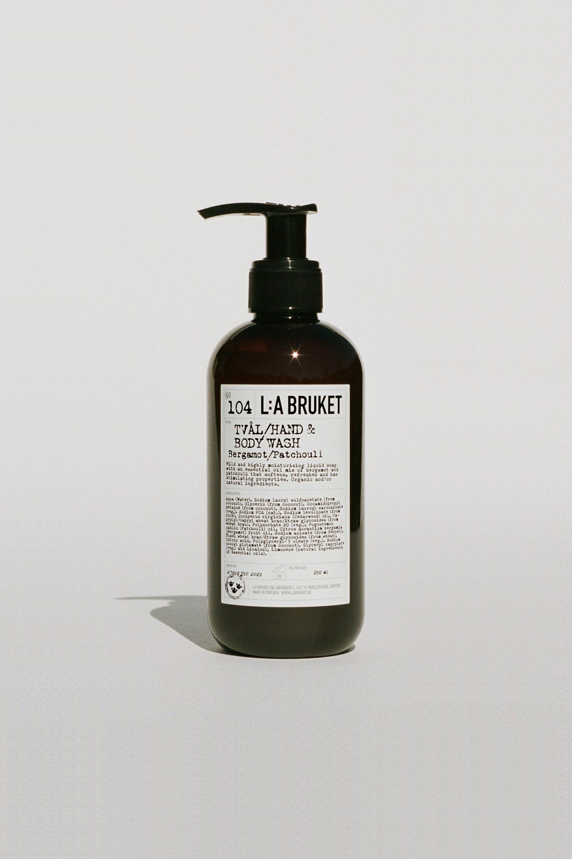 La Bruket 라부르켓 핸드 And 바디워시 베르가모트 패출리 240ml S I Village 에스아이빌리지