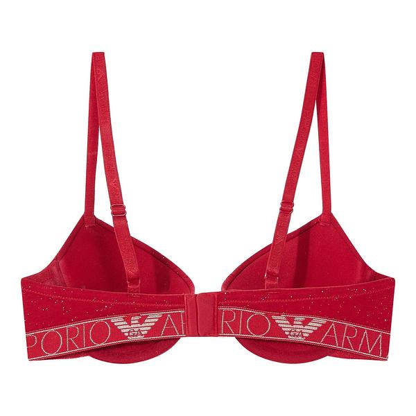 Emporio Armani Underwear엠포리오 아르마니 언더웨어 로고 밴드 글리터 푸쉬업 브라 And 브리프 Si