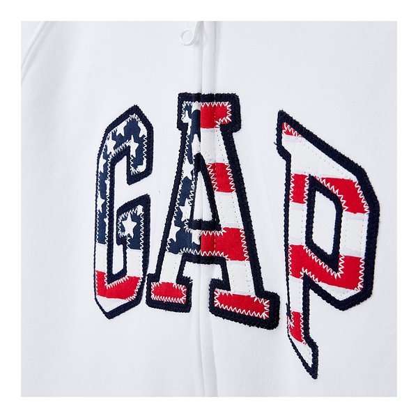 Gap Adults갭 ★갭 여성 21년 Spring★ 성조기 로고 래글런 후드 집업 Sivillage 에스아이빌리지