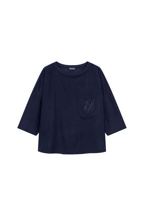 Emporio Armani엠포리오 아르마니 여성 캐시미어 울 블라우스 Sivillage 에스아이빌리지