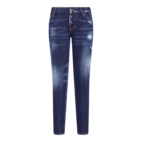 Dsquared2디스퀘어드2 컬러 페인팅 데미지 데님팬츠 Jennifer Cropped Sivillage 에스