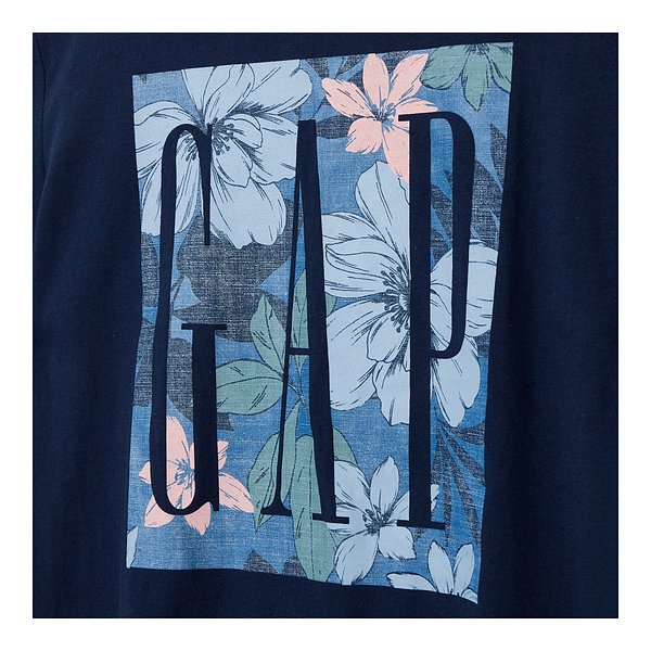 ★갭 남성 21년 Summer★ 스퀘어 로고 그래픽 크루넥 티셔츠 Sivillage