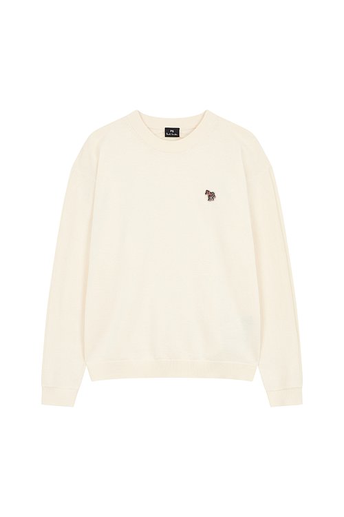 Paul Smith폴스미스 Ps Paul Smith 여성 지브라 패치 크루넥 니트 Sivillage 에스아이빌리지