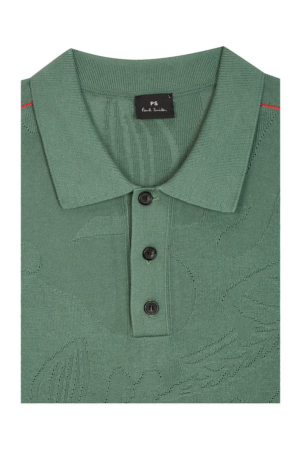 Paul Smith폴스미스 Ps Paul Smith 플라워 자카드 카라 니트 Sivillage 에스아이빌리지