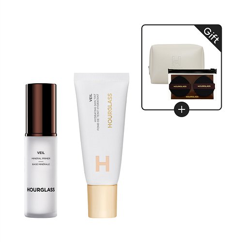 Hourglass아워글래스 구베일 하이드레이팅 스킨 틴트 And 베일 미네랄 프라이머풀 세트 T Si