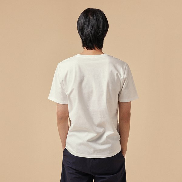 Jaju자주 남 Better 실켓 코튼 브이넥 티셔츠 Sivillage 에스아이빌리지