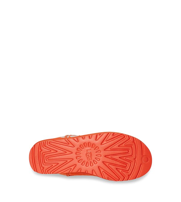 Ugg어그 For Women 빅로고 스웨이드 레더 미니 부츠 클래식 울트라 미니 Chopd Sivillage