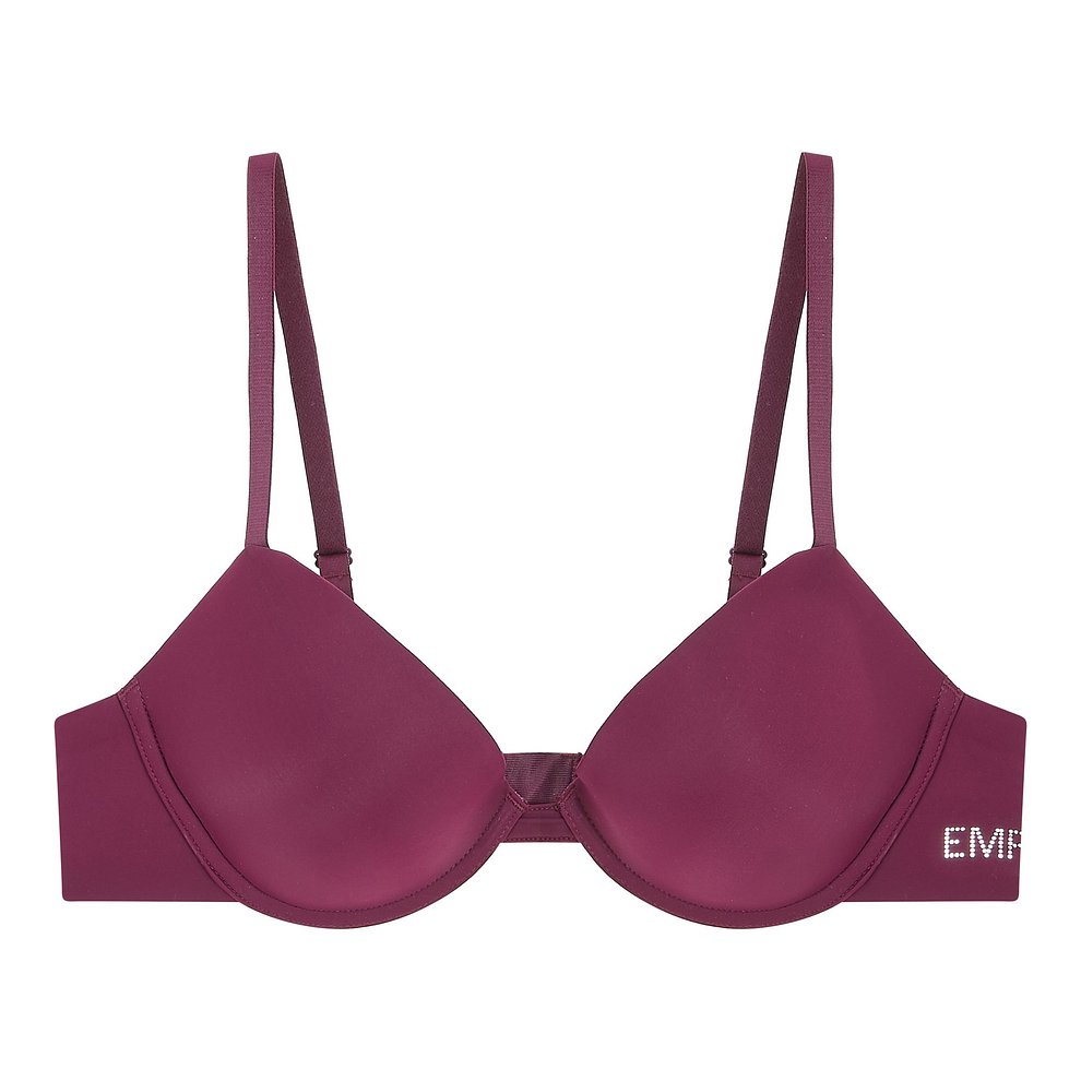 Emporio Armani Underwear엠포리오 아르마니 언더웨어 메탈릭 도트 로고 울트라 푸쉬업 브라 And 브리프 세트