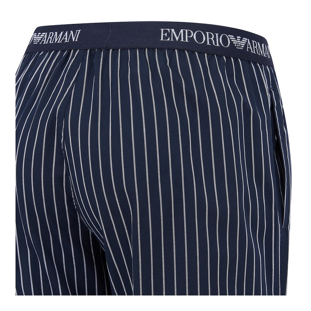Emporio Armani Underwear엠포리오 아르마니 언더웨어 남성 패턴드 풀로고 밴딩 우븐 팬츠 Si