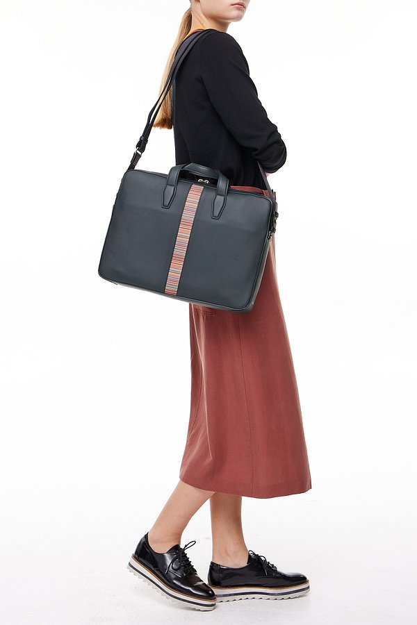 Paul Smith폴스미스 스트라이프 트림 폴리오 멀티백 Sivillage 에스아이빌리지