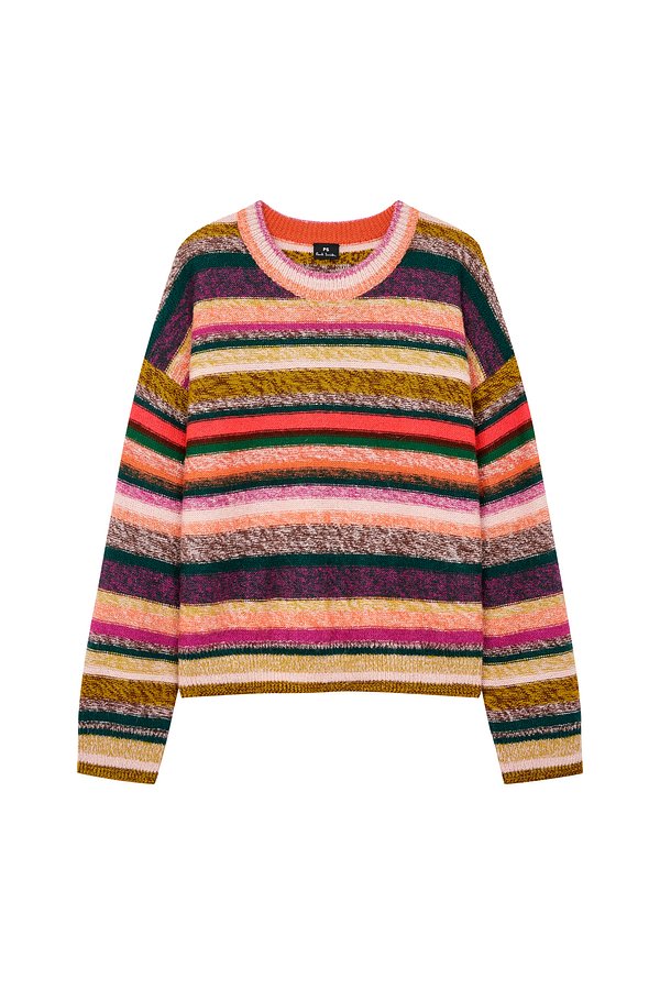 Paul Smith폴스미스 Ps Paul Smith 여성 스트라이프 모헤어 니트 Sivillage 에스아이빌리지