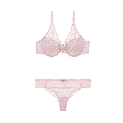 Emporio Armani Underwear엠포리오 아르마니 언더웨어 플라워 레이스 로고 메달 패디드 브라 And 브라질리언