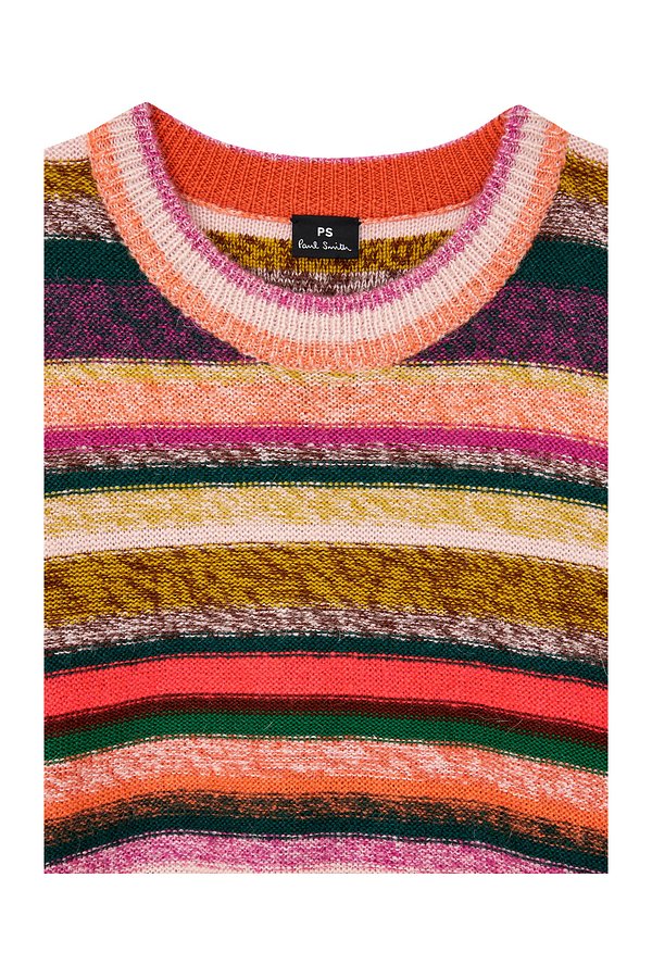 Paul Smith폴스미스 Ps Paul Smith 여성 스트라이프 모헤어 니트 Sivillage 에스아이빌리지