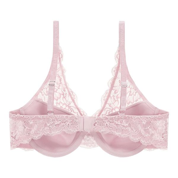 Emporio Armani Underwear엠포리오 아르마니 언더웨어 플라워 레이스 로고 메달 패디드 브라 And 브라질리언