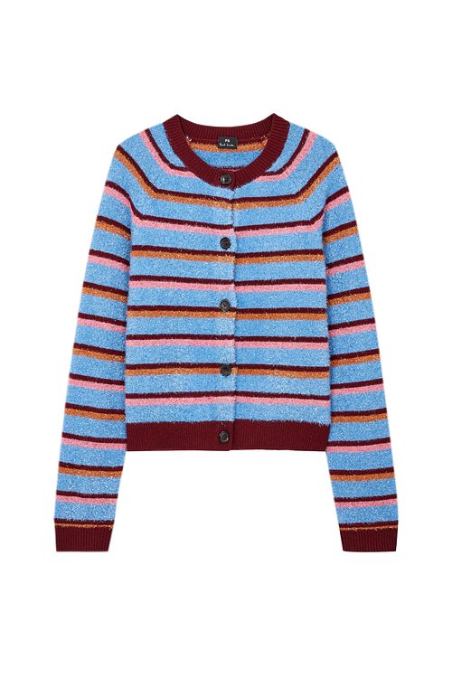 Paul Smith폴스미스 Ps Paul Smith 여성 메탈 얀 스트라이프 가디건 Sivillage 에스아이빌리지