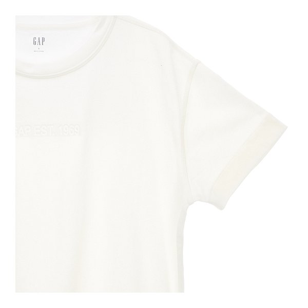 ★갭 여성 20년 Spring★ 디보싱 로고 박시 티셔츠 Sivillage