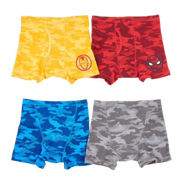★갭키즈 20년 Fall★ 키즈 남아 6 14세 마블 히어로 그래픽 밀리터리 언더웨어 4pack Sivillage