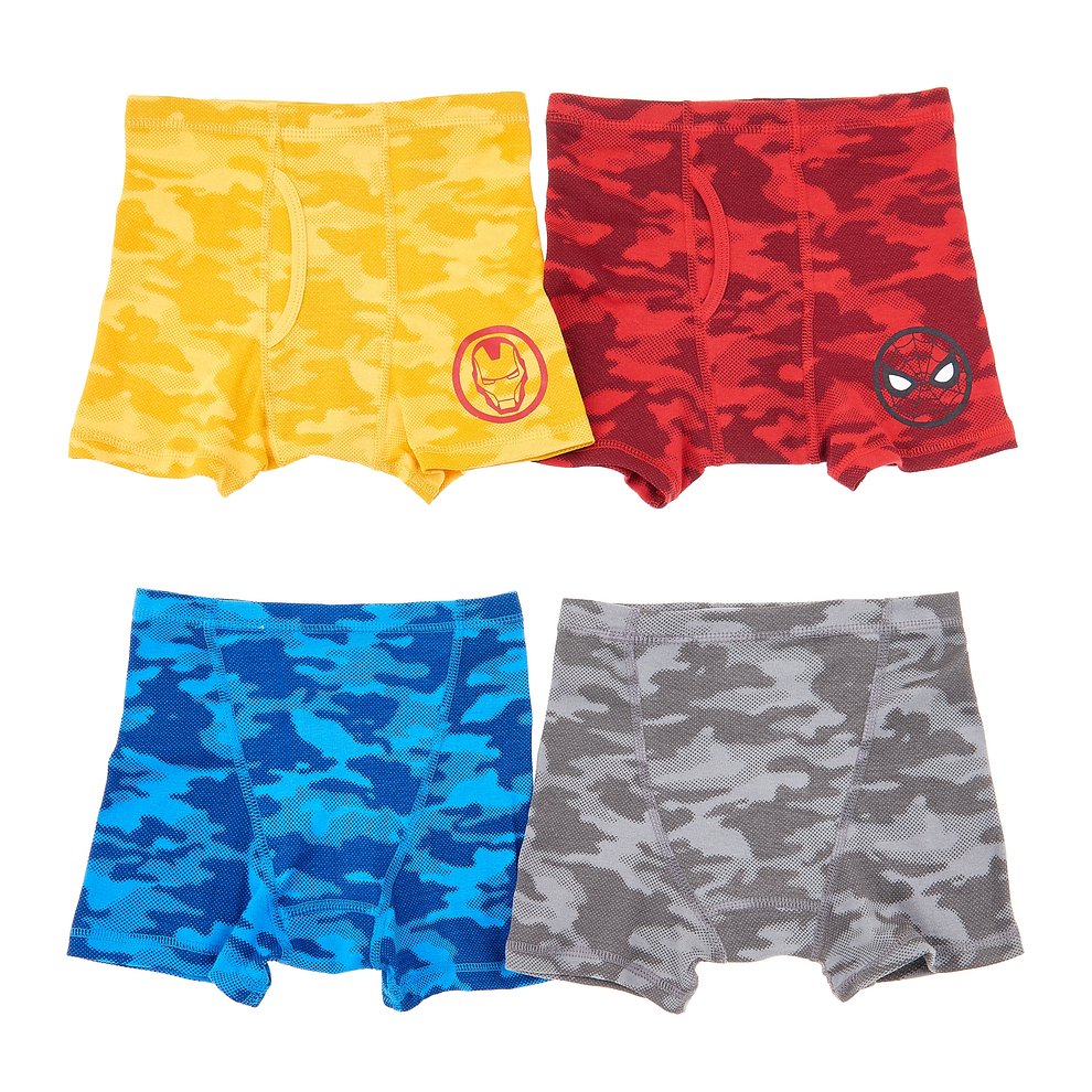 ★갭키즈 20년 Fall★ 키즈 남아 6 14세 마블 히어로 그래픽 밀리터리 언더웨어 4pack Sivillage