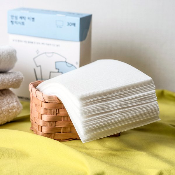 Jaju자주 안심 세탁 이염 방지 시트30매 Sivillage 에스아이빌리지