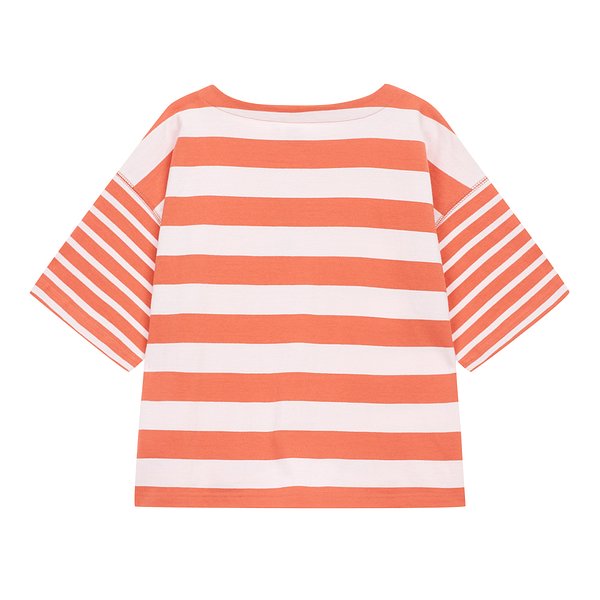 Gap Adults갭 ★갭 여성 20년 Summer★ 슬리브 포인트 스트라이프 티셔츠 Sivillage 에스아이빌리지