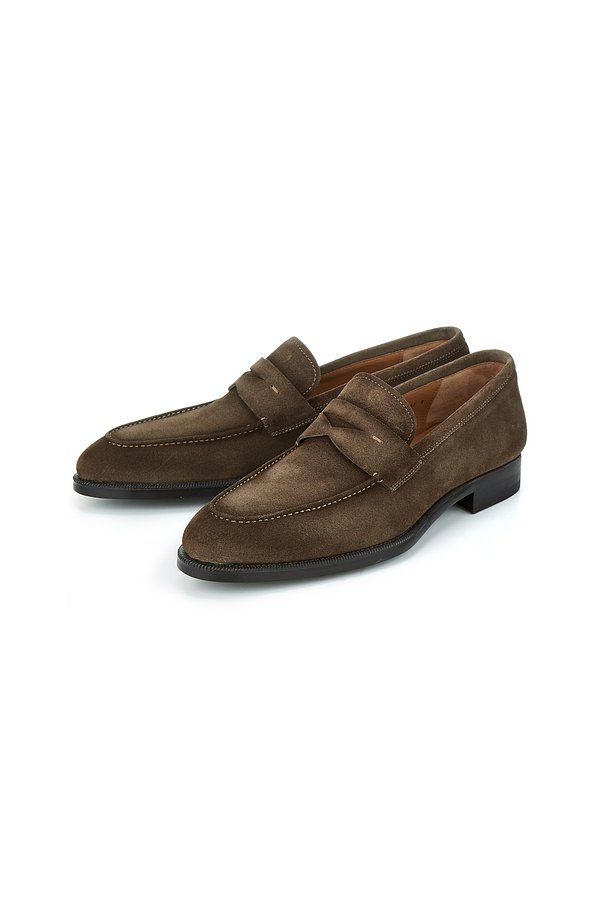 Man On The Boon맨온더분 Magnanni 블런트 토 스웨이드 페니 로퍼 Sivillage 에스아이빌리지