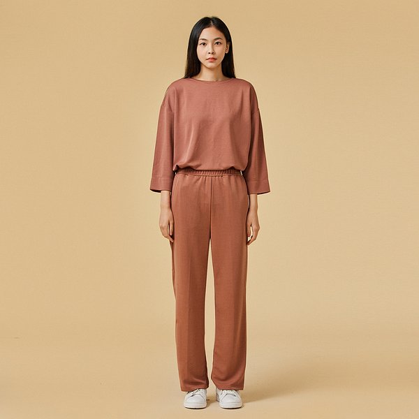 Jaju자주 올데이 샌드워싱 데일리 팬츠 Sivillage 에스아이빌리지