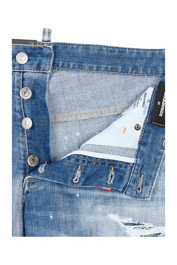 Dsquared2디스퀘어드2 스퀘어 패치 롤업 세일러 진 Sailor Sivillage 에스아이빌리지