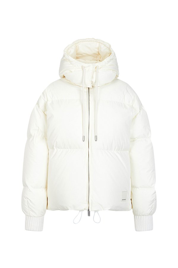 Emporio Armani엠포리오 아르마니 여성 디태처블 후드 믹스 다운 패딩 자켓 Sivillage 에스아이빌리지