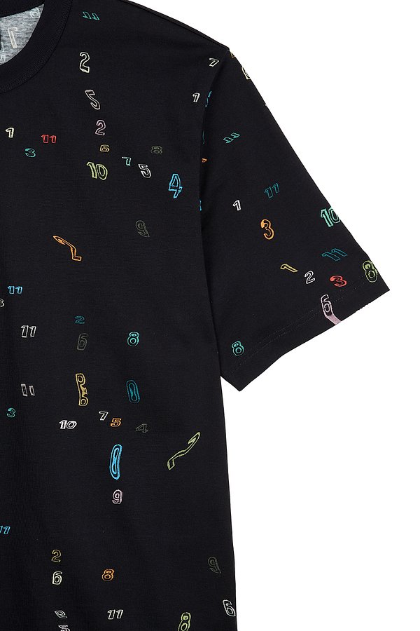 Paul Smith폴스미스 Ps Paul Smith 넘버 패턴 크루넥 티셔츠 Sivillage 에스아이빌리지